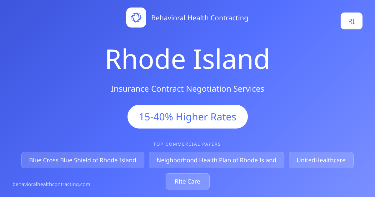 Rhode Island Behavioral Health Insurance Contracting